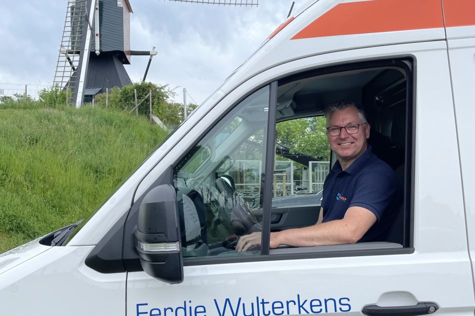 De mobiele fietsenmaker houdt je op de weg